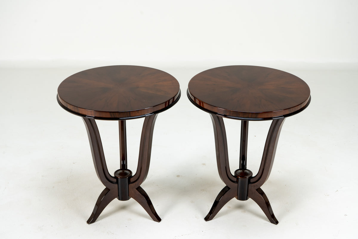art deco corner table