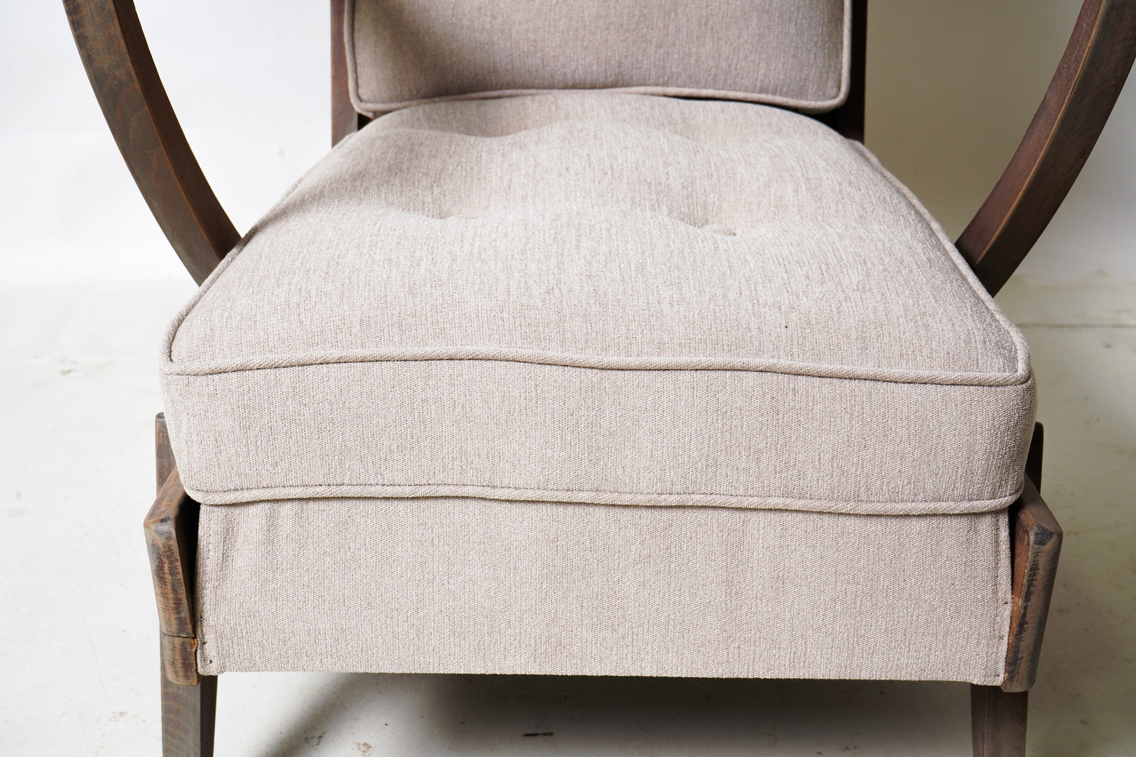 A Pair of Mid-Century Modern French Lounge Chairs